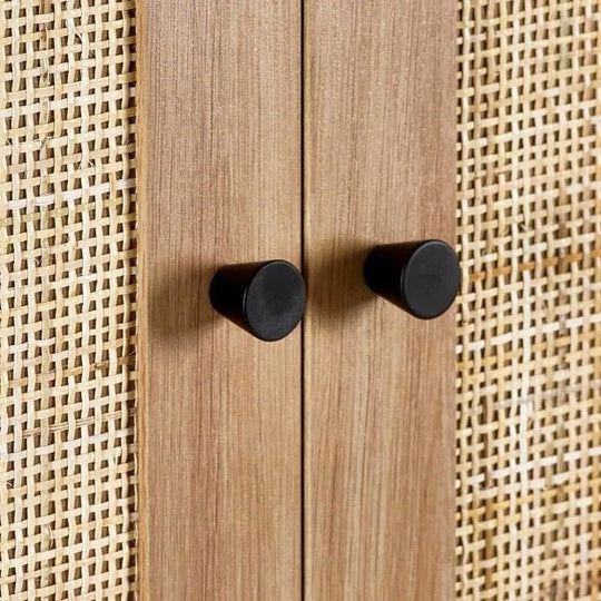 Padstow Double Wardrobe With Low Drawer - Oak – Duck Barn Interiors