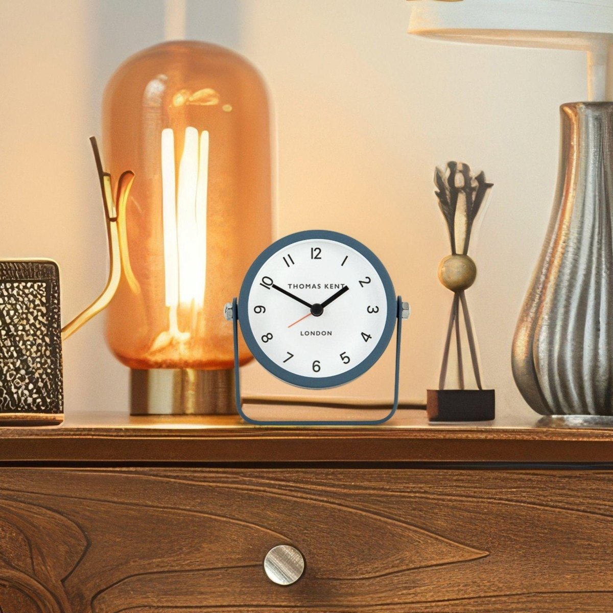 Thomas Kent Wren Alarm Clock - Midnight Blue – Duck Barn Interiors