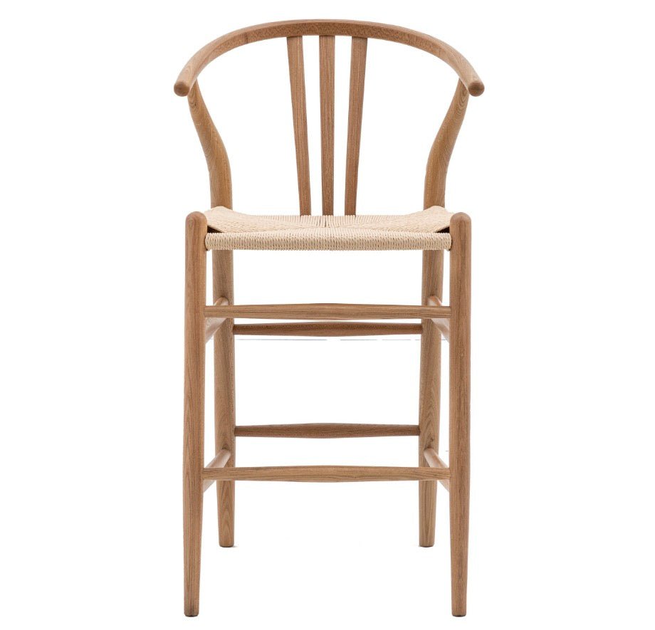 Whitney Bar Stool - Natural (Set of 2) – Duck Barn Interiors