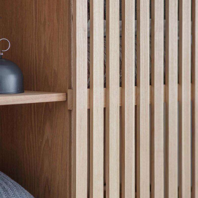 Linear Large Storage Unit - Ash – Duck Barn Interiors