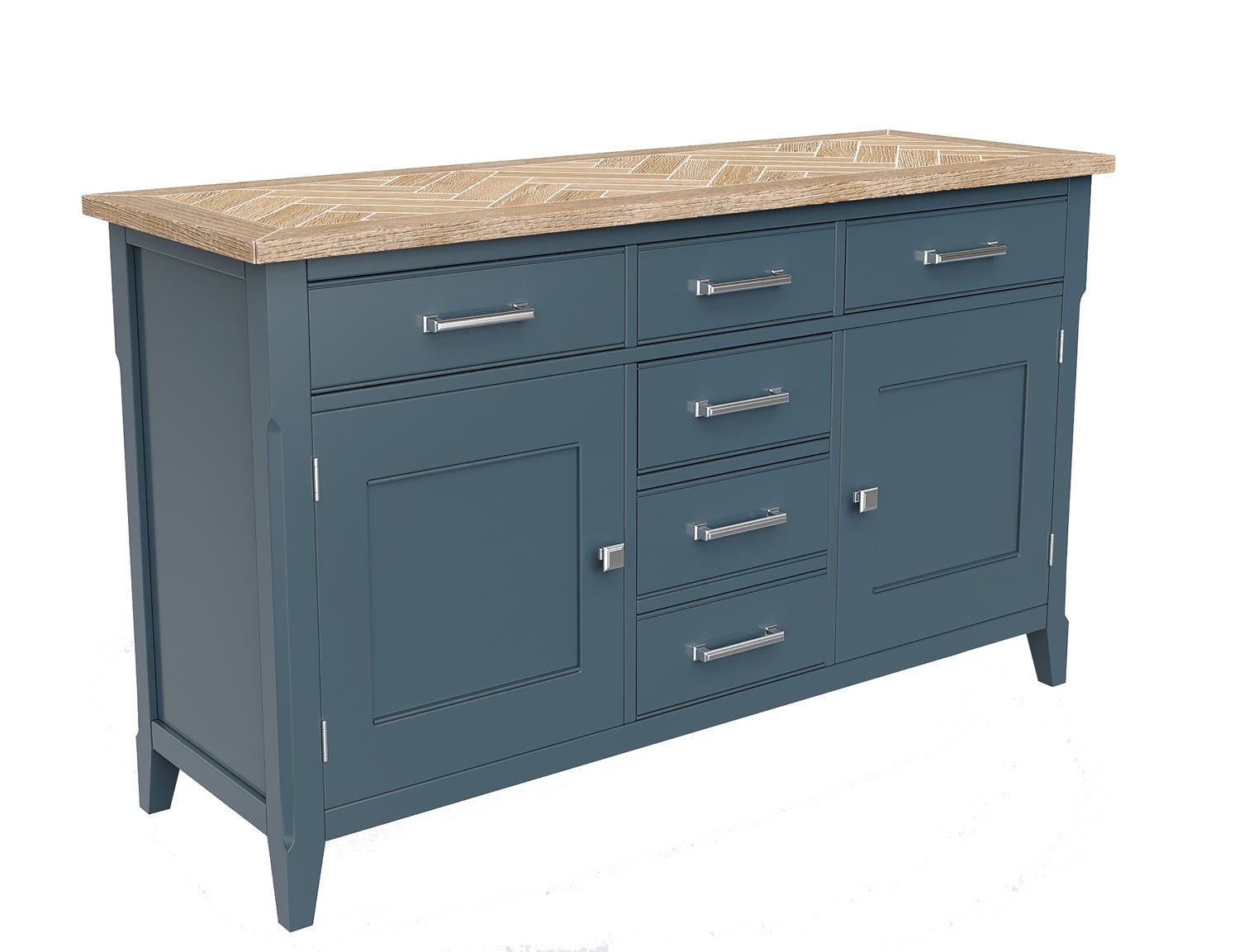 Signature Blue Large Sideboard – Duck Barn Interiors